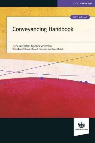 Conveyancing Handbook: Amazon.co.uk: Silverman, Frances, Rodell, Anne ...