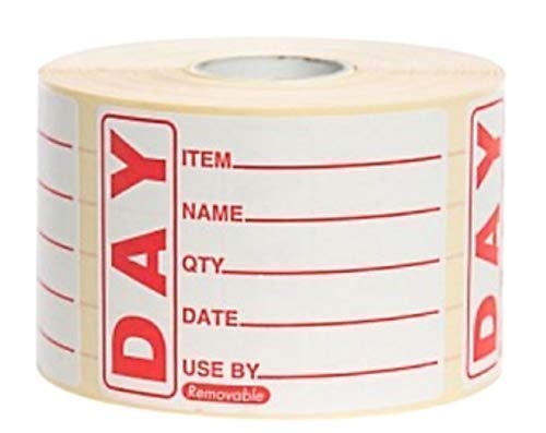 We Can Source It Ltd - Removable Food Storage Safety Day Labels - 1 x ...