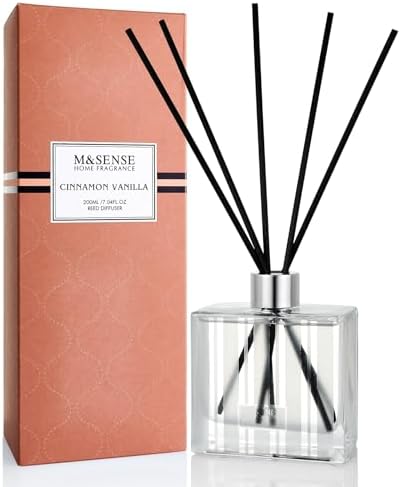 Amazon.com: Reed Diffuser Cinnamon 3.4 Fl Oz(100ml) - Room Diffuser ...