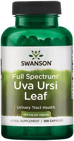 Amazon.com: Swanson Uva Ursi Leaf 450 Milligrams 100 Capsules : Health ...