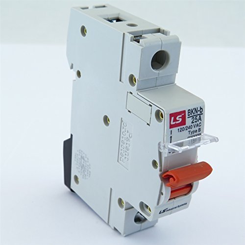 BKN-b-1P-B25A LS Miniature DIN Rail Mount. 1 Pole UL 1077 Circuit ...