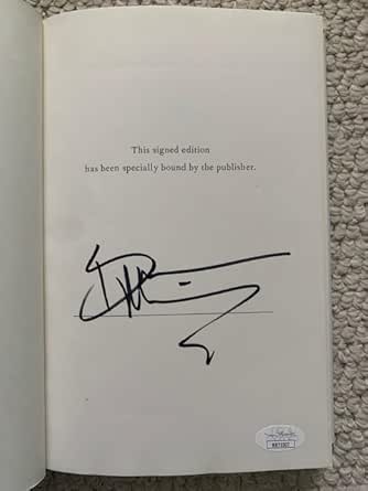 BRUCE DICKINSON AUTOGRAPHED HARDCOVER BOOK+JSA IRON MAIDEN at Amazon's ...