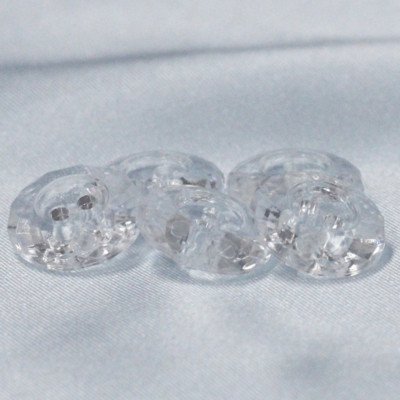 Amazon | Diamond Cut Button(ダイヤモンドカットボタン) F5322 10個入 11.5mm 透明 | ボタン 通販