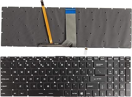 Key COM Laptop Replacement Keyboard Compatible with MS GP62 GL72 GP72 ...