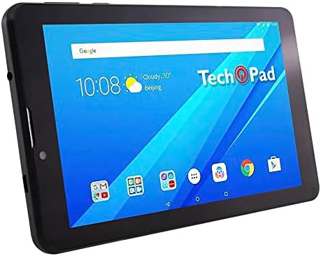 TECH PAD Tablet 7" 3GR Blanca,1G RAM-16GB Flash, Doble CÁMARA ...
