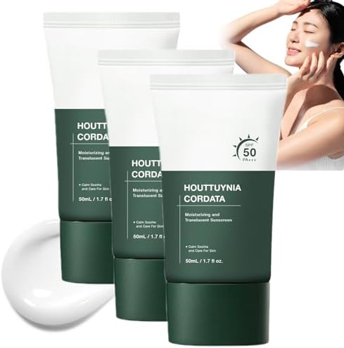 Amazon.com: Generic Heartleaf Silky Moisture Sunscreen, Moisture Daily ...