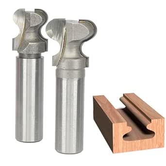 Akylin 2pcs Finger Pull Router Bits Set 1/2 Inch Shank,Drawer Pull Bit ...
