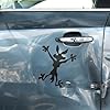 Amazon.com: Wile E Coyote Crash Decal Sticker – Funny Vinyl Dent Cover ...