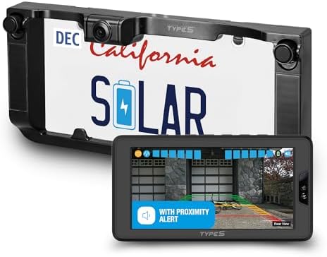 Amazon.com: Type S License Plate Frame HD Wireless Backup Camera, 5 ...