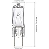 Deezio Xenon G8 35w 120v Bulb 120V T4 Light Bulbs 190Lumen G8 Base 120 ...