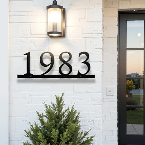 Amazon.com: Custom Metal Address Signs for Houses - Modern Outdoor ...