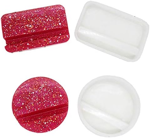 Amazon.com: RESIN GO 2 Styles Mobile Phone Stand Silicone Resin Mold ...