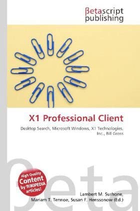 X1 Professional Client: Surhone, Lambert M.: 9786130583644: Amazon.com ...