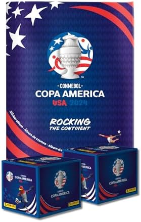 Amazon.com: PANINI COPA America 2024 USA - One Soft Cover Album Two ...