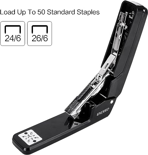 Snapklik.com : Deli Swing-Arm Swivel Stapler, 360 Degree Rotate Desktop ...