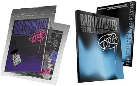 BABYMONSTER 1st FULL ALBUM [DRIP] Photobook Random Version (ZIP LOCK or ...