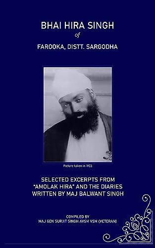 BHAI HIRA SINGH of FAROOKA, Distt Sargodha - Kindle edition by AVSM VSM ...