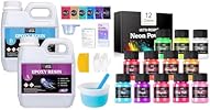 Amazon.com: LET'S RESIN Neon Pigment Powder,12Colors Fluorescent Powder ...