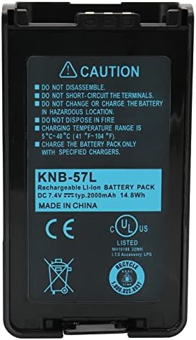 Amazon.com: GoodQbuy 7.4V 2000mAh Li-ion Replacement walkie talkie ...