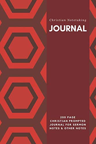 Christian Note Taking Journal - 200 Page Christian Prompted Journal for ...