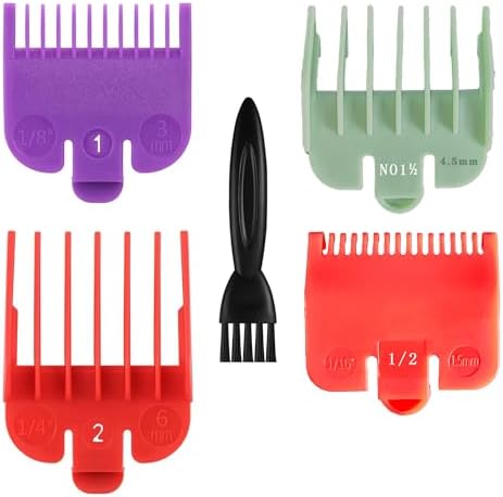Amazon.com: 4 Pack Professional Hair Clipper Guards Cutting Guides ...