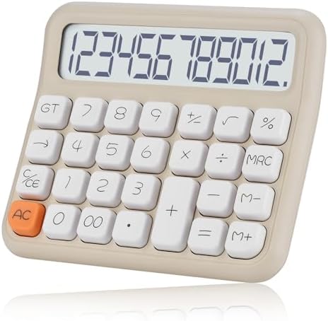 Amazon.com : Standard Function Desktop Calculator,Powered by Batteries ...