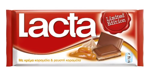 Amazon.com : Lacta Greek Chocolate with Fluid and Cream Caramel ...