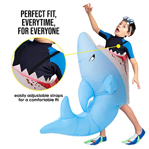 Morph Lil Man Eating Shark Inflatable Kids, Inflatable Shark Costume ...