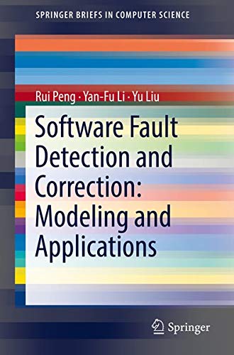 Amazon.in: Buy Software Fault Detection and Correction: Modeling and ...