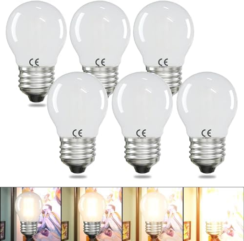 B22 Dimmable LED Bayonet Cap Light Bulbs, Round Globe BC G45 Golf ...