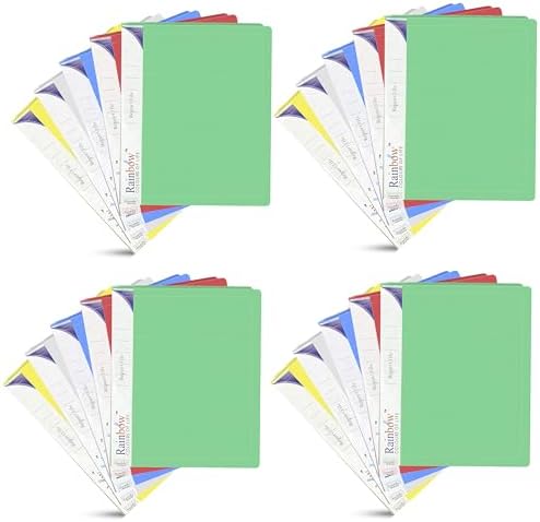 Shuban 20 Pcs Transparent Report File Folder with Plastic Clipboard ...