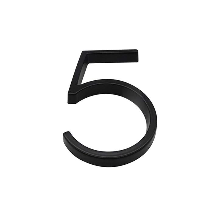Buy 5 Inch House Numbers, Modern Floating Address House Numbers ...