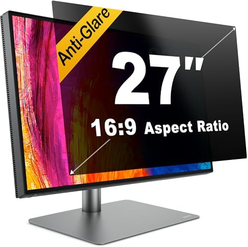 Amazon.com: TOPrivaTech Computer Privacy Screen 27 Inch 16:9, 1-Pack ...