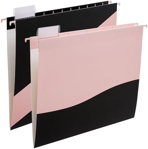 Amazon.com : Y YOMA 6 Pack Decorative Hanging File Folders Letter Size ...