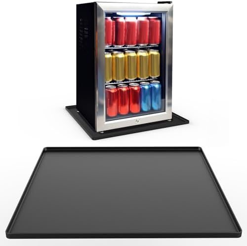 Amazon.com: Palksky Mini Fridge Mat, Silicone Refrigerator Floor ...