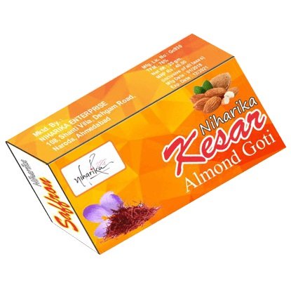 Buy Niharika Kesar Almond Goti 100gm.,Pack of 12 Online at Low Prices ...