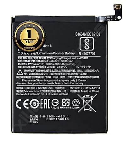 XILIOES ORIGINALS® BN46 Battery for Redmi 7 / Note 8/6 / Y3 Battery ...