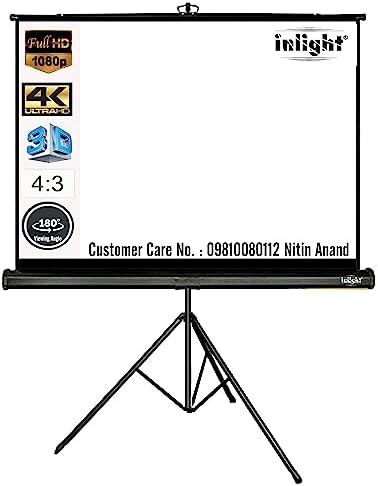 Inlight® Motorised Home Theatre Projector Screen 8 Ft. x 6 Ft. – 120 ...