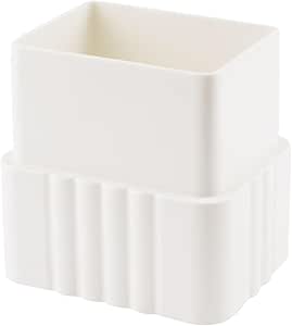 UFURMATE Downspout Adapter, 1 Pack PVC Gutter to Drain Pipe Square ...