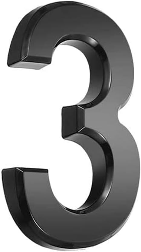 Amazon.com: 3 Inch House Numbers Mailbox Numbers 0-9, 3D Door Address ...