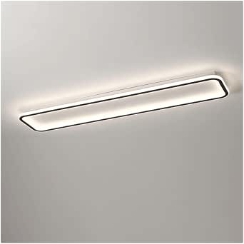 Linear LED Ceiling Light, 3-Color Mode Acrylic Fixture for Modern Long ...