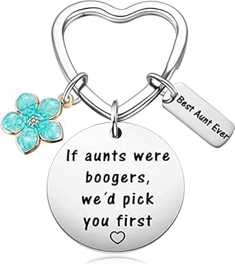 Amazon.com: Keychain Aunt Birthday Present from Niece Nephew Funny ...
