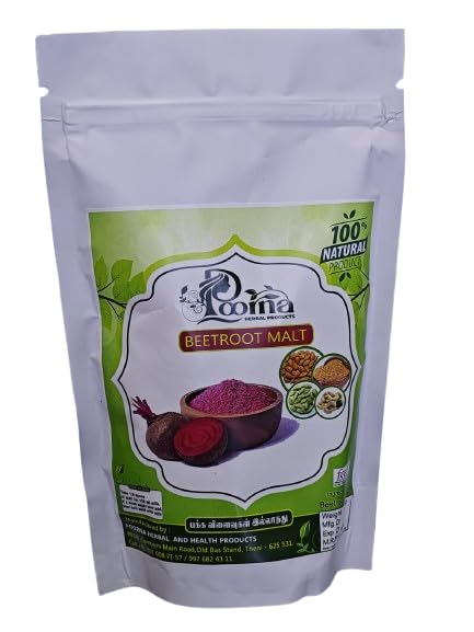 Poorna Beetroot Malt - (250g) 100% Natural & Homemade | Health ...