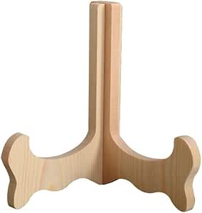 Amazon.com: Wooden Easel Plate Stand Folding Plate Display Stand ...