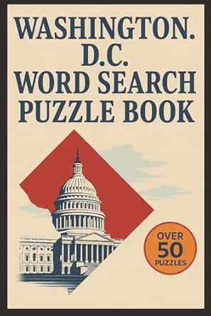 Washington DC Word Search Puzzle Book: Kramer, Clever: 9798272867544 ...
