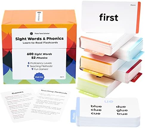 Amazon.com: Award-Winning Learn to Read Flash Cards – 652 Sight Words ...