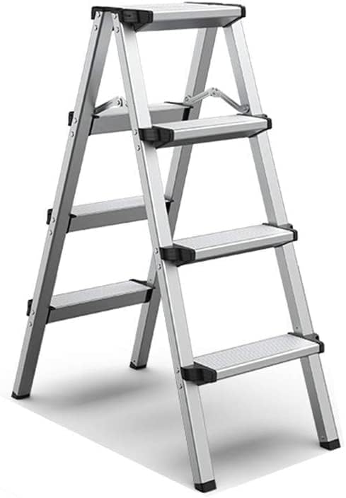 AiroMatic Aluminum Step Ledder Foldable Aluminum Stool Ladder (4 Step ...