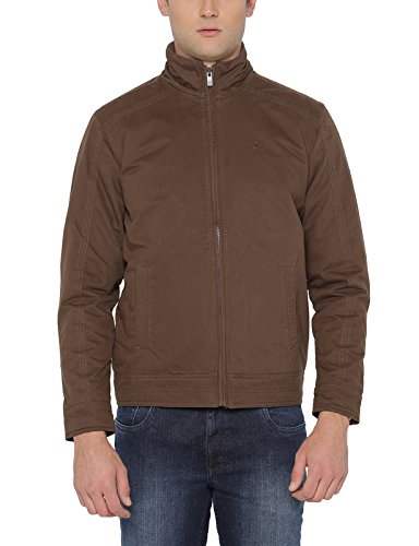 Buy Parx Men's Jacket (XMOC00253-H4_46_Medium Khaki) at Amazon.in