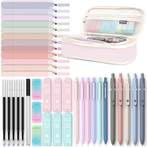 Amazon.com: Colarr 54 Pieces Aesthetic School Supplies Set Bulk, High ...