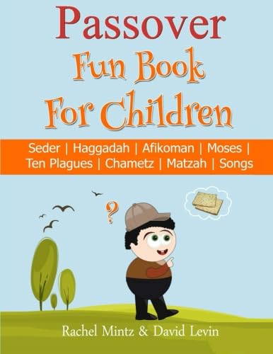 Children's Passover Fun Book: 68 Pages: Seder | Haggadah | Afikomen ...